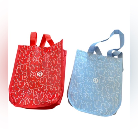 lululemon athletica | Bags | Nwot Lululemon Reusable Bag Bundle ...